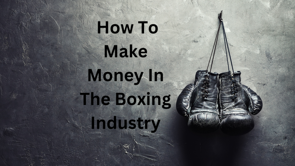 How To Make Money In The Boxing Industry (5 Best Ways)