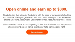 Byline Bank Promotions- Get $300 Checking and Savings Bonus & $150 Freedom Checking Bonus + $150 ...