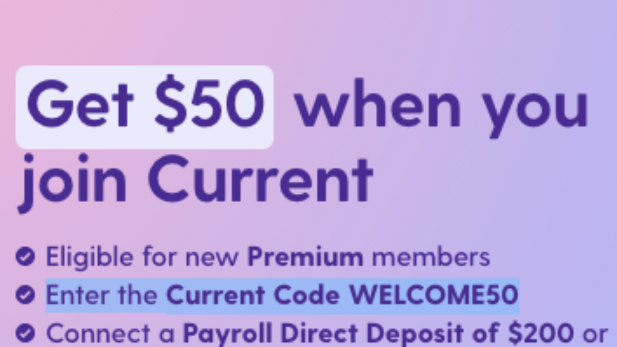 Current Promotions: Get $50 Sign Up Bonus & $50 Referral Bonus[2024]